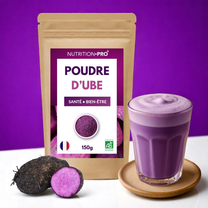 Ube bio en poudre – Superaliment violet 100% naturel | Nutrition•pro