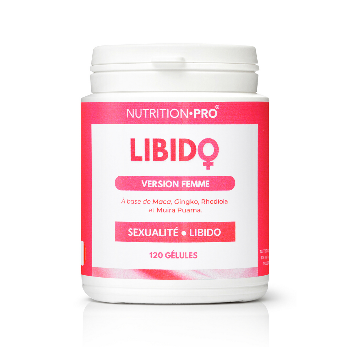Libido Femme (Complément alimentaire) - 120 gélules